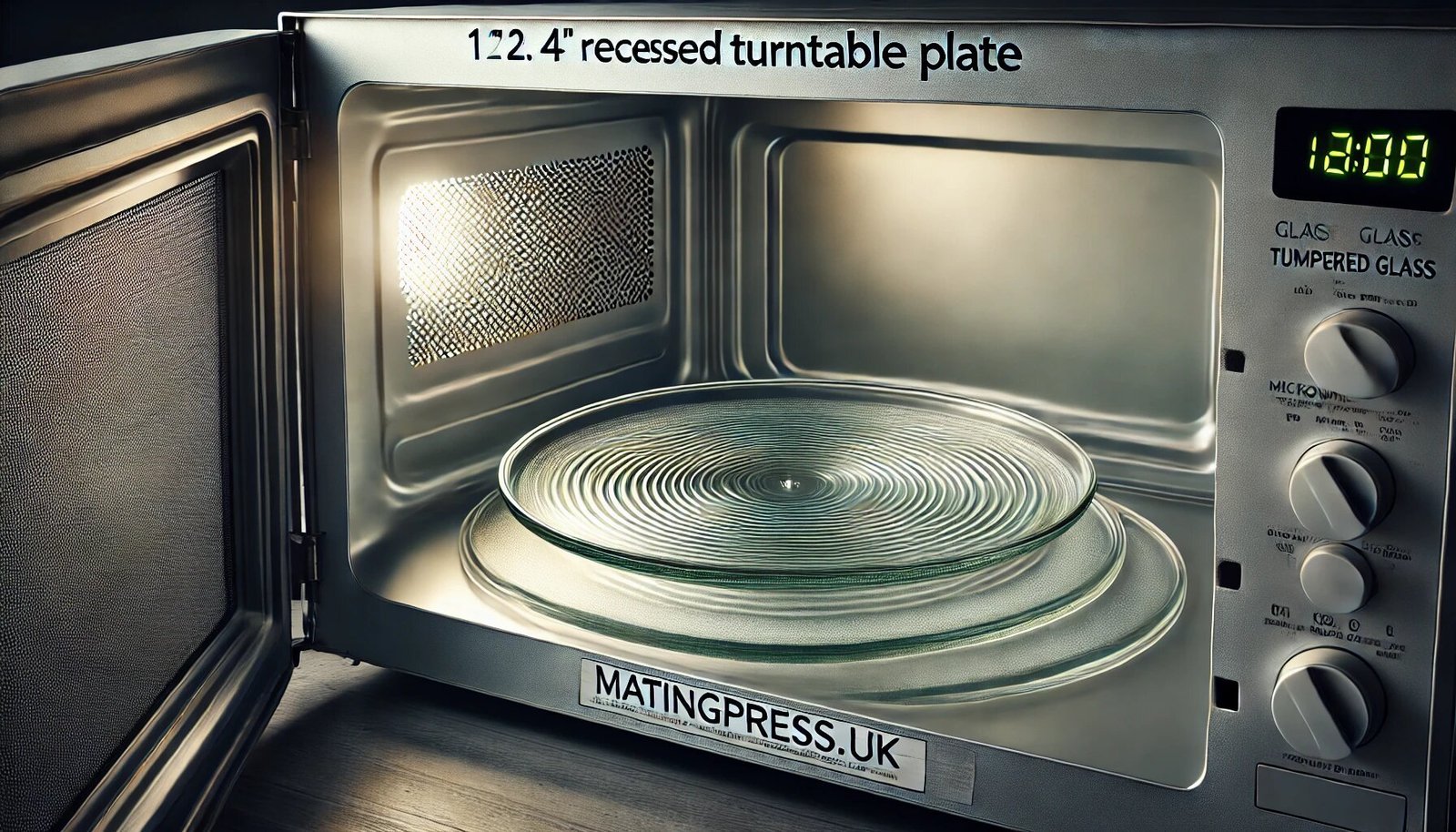 12.4 glass recessed turntable plate replacement - Mating Press